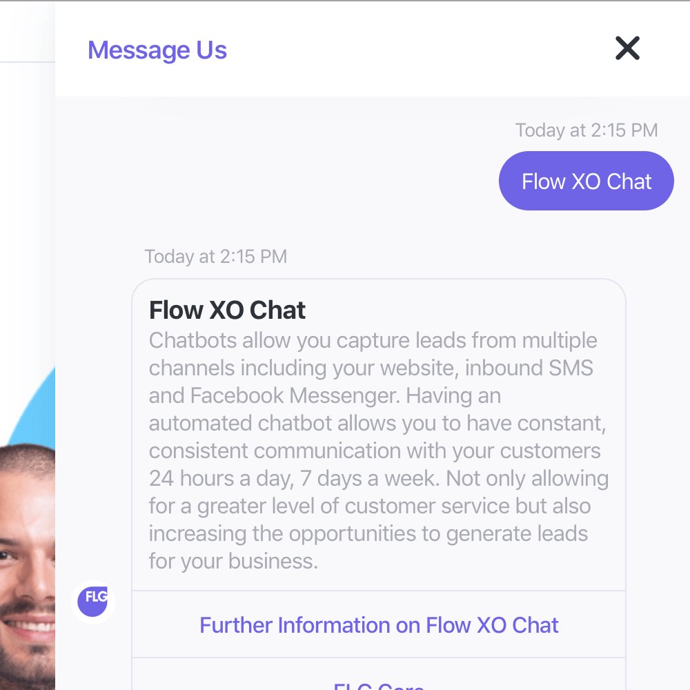 Answer simple questions - Flow XO